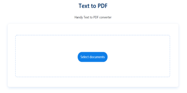 Free and Secure Text to PDF Converter –No Download Required