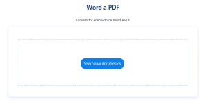 Convertidor Word a PDF Editable