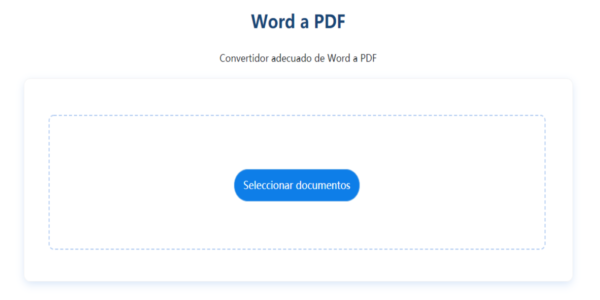 Convertidor Word a PDF Editable